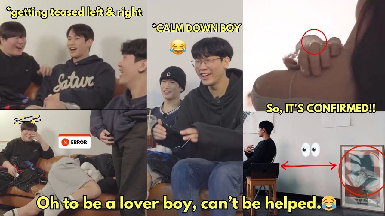 Not Junseo completely folded, reacting to the bed scene with Sian! SIAN ...