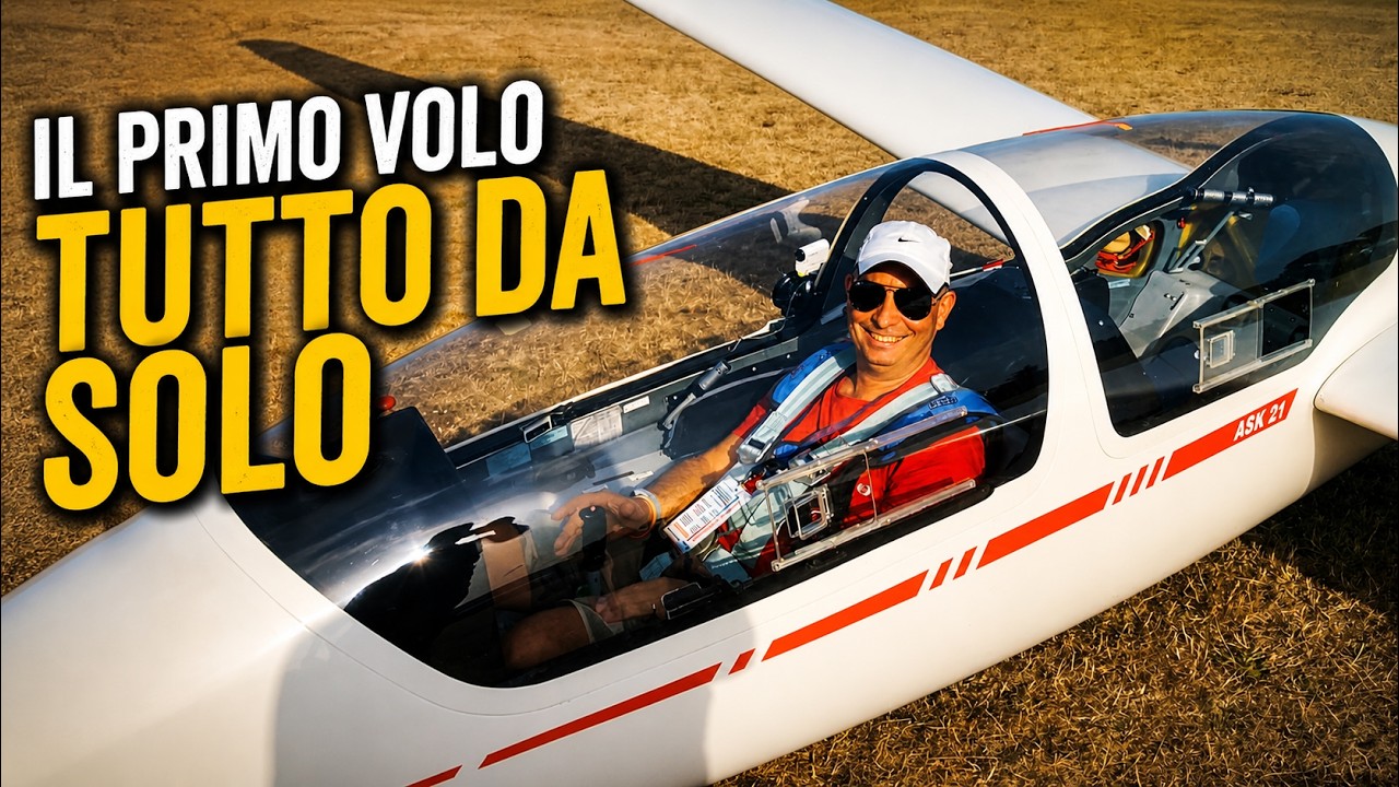 Il mio primo volo da solo. - YouTube