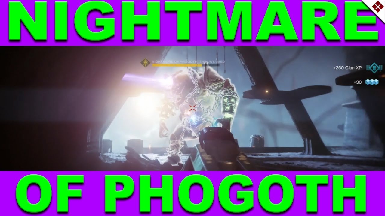 Destiny 2 Shadowkeep Nightmare Hunt Fear, Nightmare of Phogoth - YouTube
