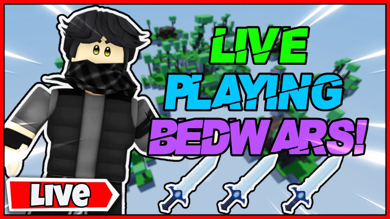 🔴roblox Bedwars Live Custom Matches Playing Bedwars Live With Viewers