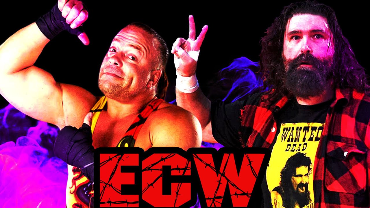 WWE 2K22 Rob Van Dam vs Mick Foley - Extreme Rules First Blood Match ...