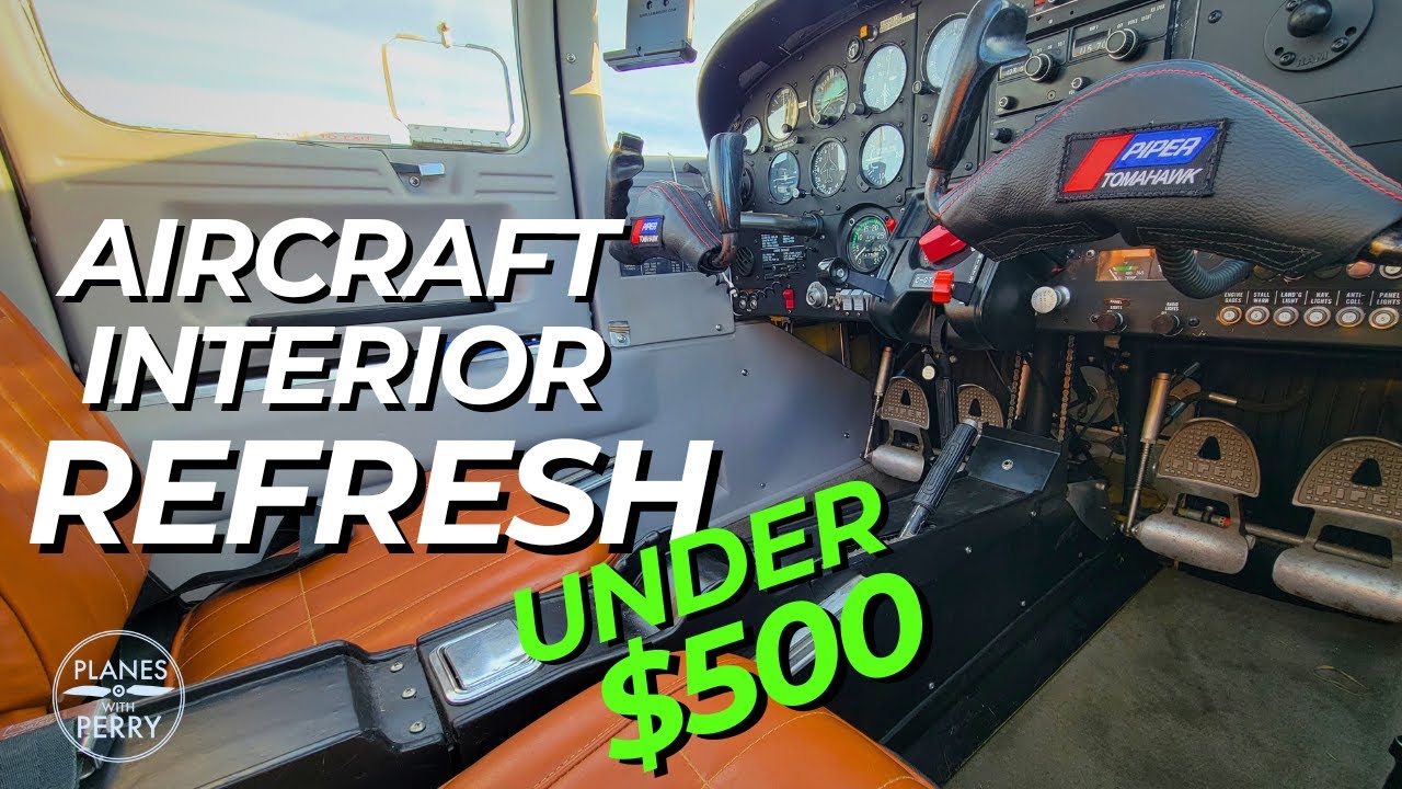 Restoring Aircraft Interior Panels Step by Step While Saving $$$ - YouTube