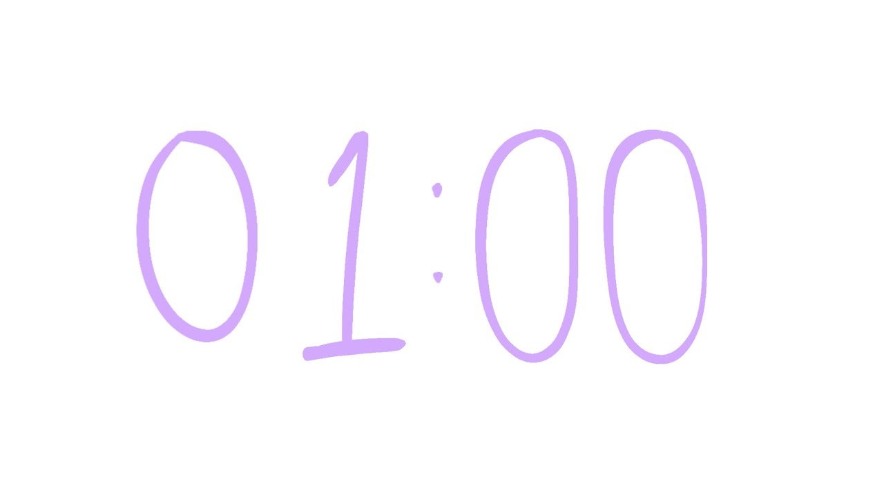 1-Minute Timer & Alarm | Quick Break - YouTube