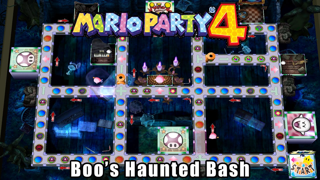Mario Party 4 -- Boo's Haunted Bash - YouTube