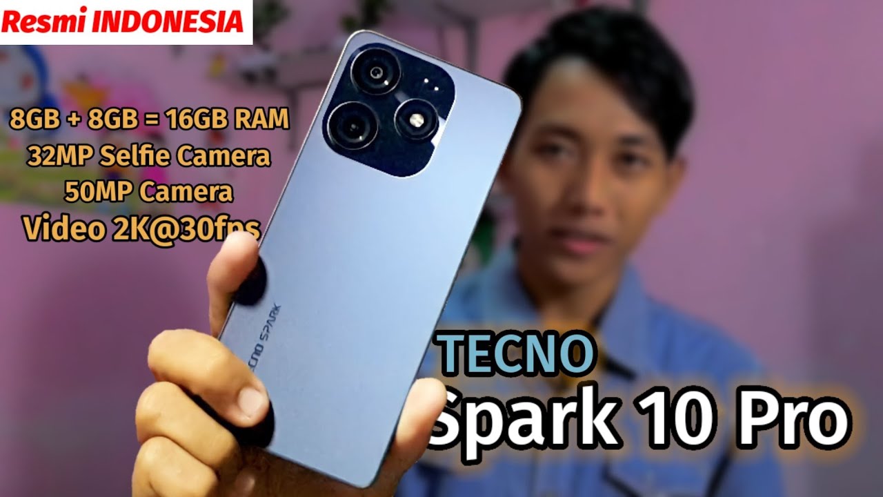 Tecno Spark 10 Pro Unboxing & Review🔸Test Gaming, Test Kamera, Antutu ...