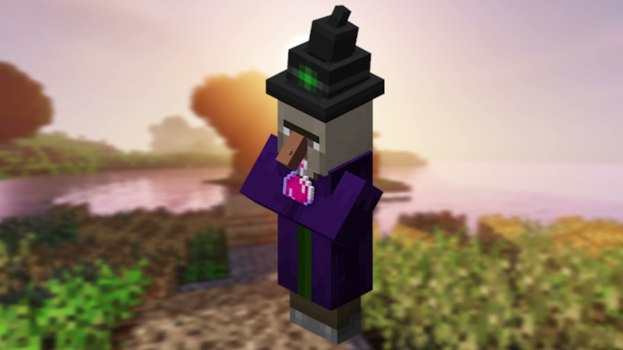 All WITCH sounds in MINECRAFT! HA HA! - YouTube
