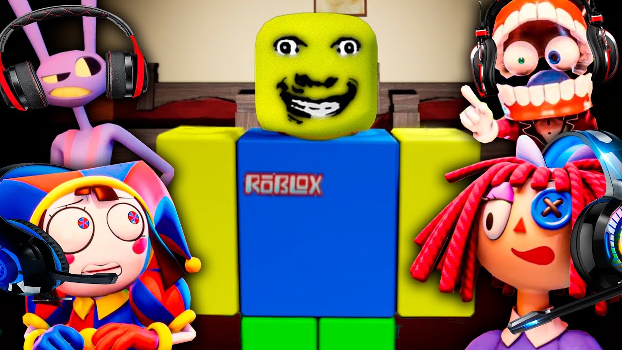 The Amazing Digital Circus Characters Play Weird Strict Dad Roblox ...