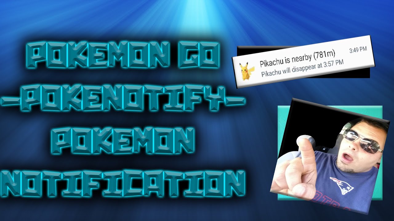 Pokemon Go-PokeNotify-Pokemon Notification App - YouTube