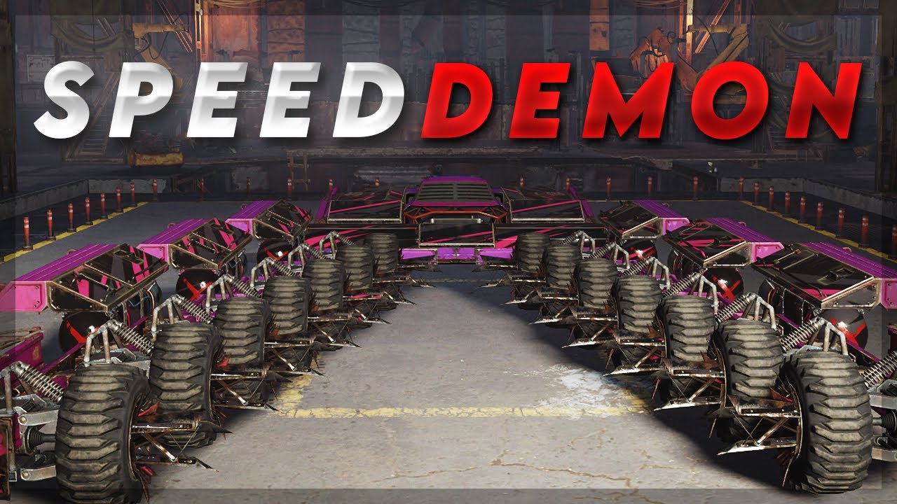 Speed Demon - 16 Shiv Wheels - Crossout - YouTube