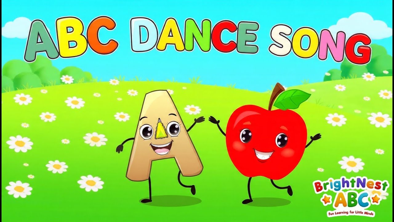 ABC Song with Happy Rhymes | A to Z Alphabet | Preschool Kids Learning ...