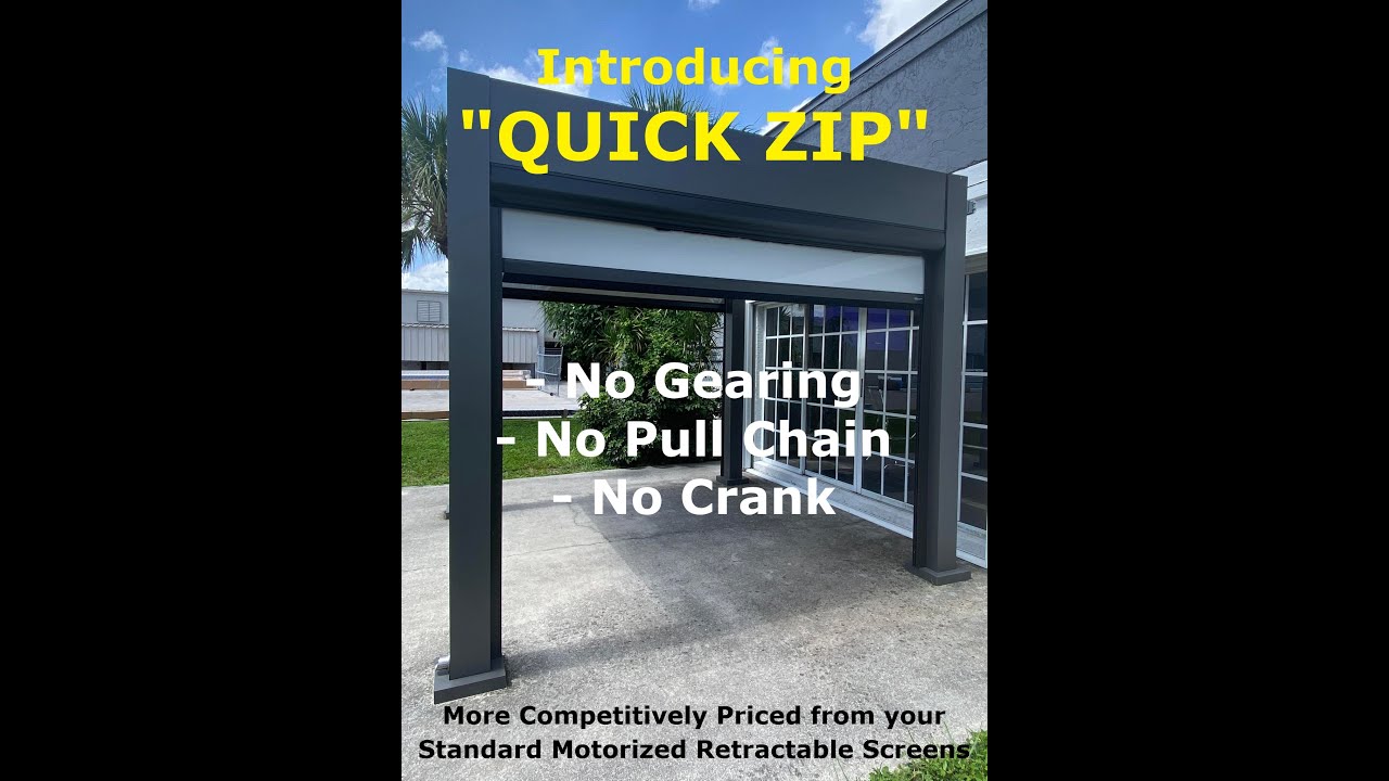 Quick Zip / More Competitively Priced than your Standard Motorized ...