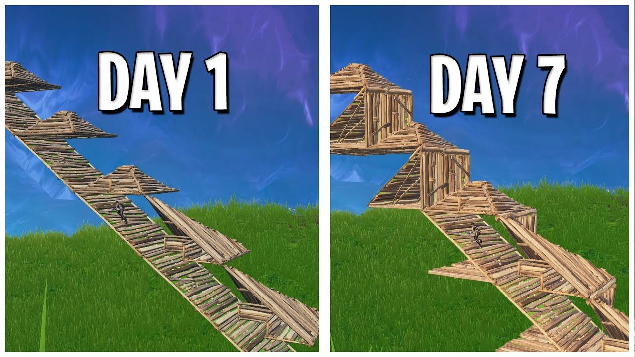 Learning How to Edit With 2 KEYBINDS - 7 Days Progression | Fortnite ...