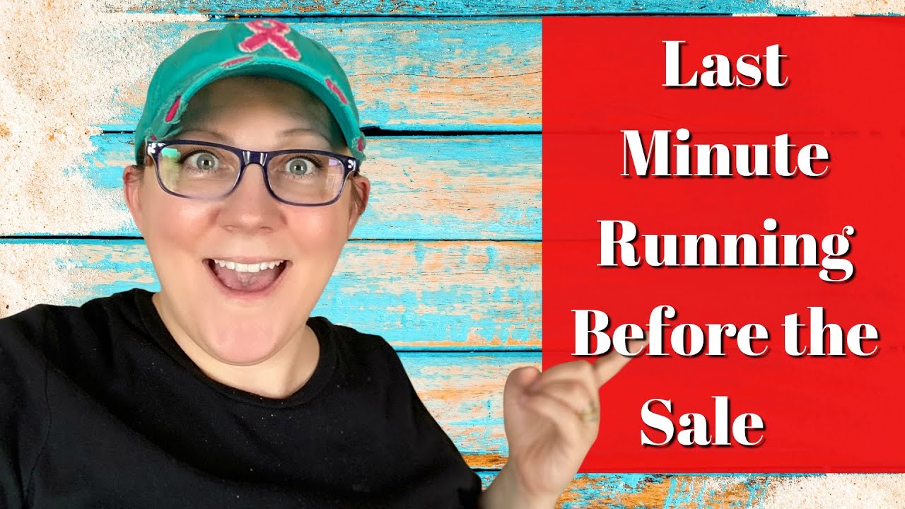 Last Minute Running Before the Sale - YouTube