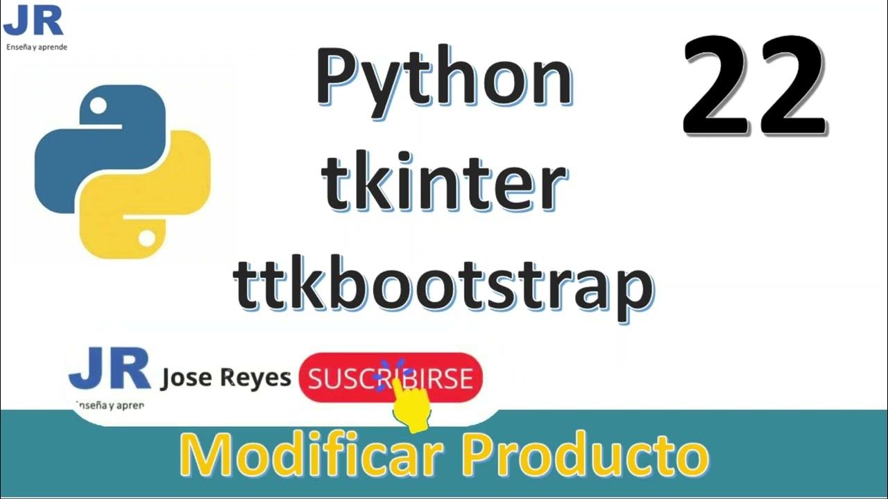 Aplicación Python-Tkinter Modificar Producto - YouTube