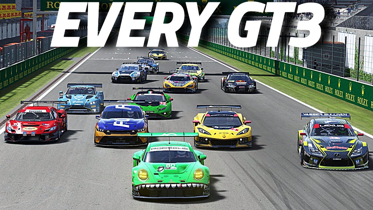 Every New GT3 Racing In 2024 - YouTube