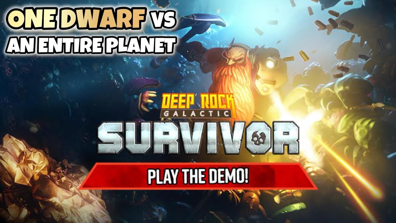 One Dwarf vs an Entire Planet - Deep Rock Galactic Survivor Gameplay ...