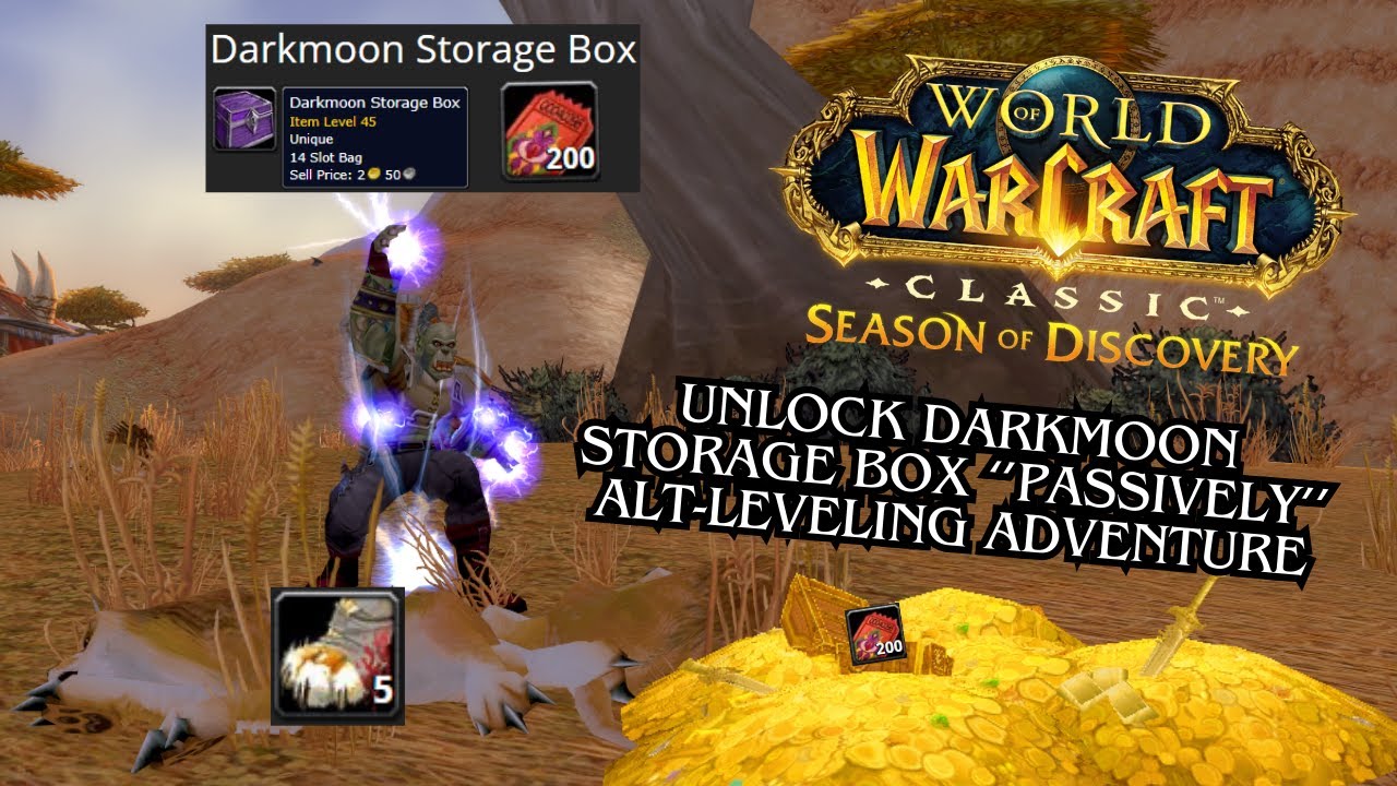 "Mastering Alt-Leveling: Achieving Darkmoon Storage Box Passively In The Season of Discovery ...