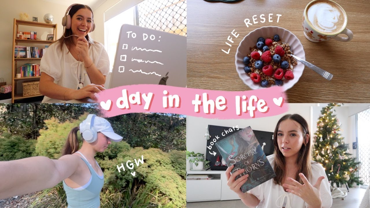 spend the day with me 🌷 life reset, book chats, book buying ban ...