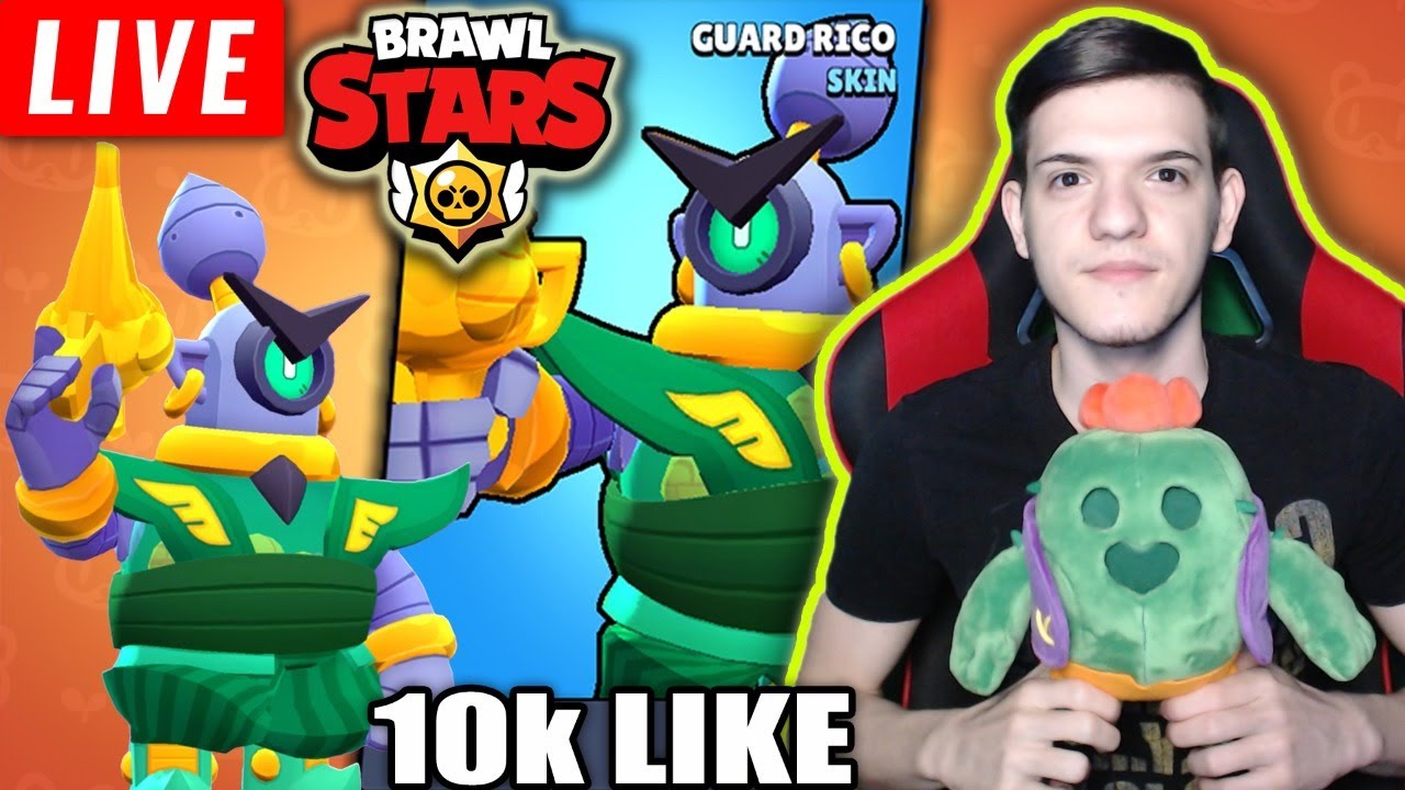 🔴[LIVE] AM CUMPARAT NOUL SKIN GUARD RICO! Brawl Stars - YouTube