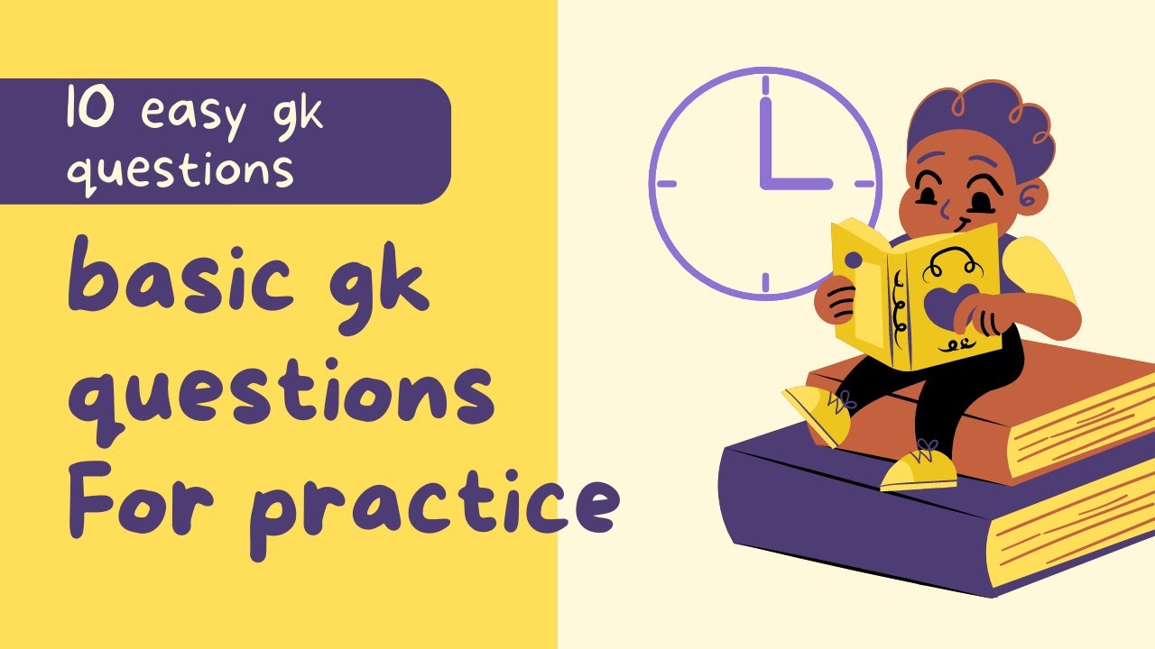 Easy basic Gk questions. basic gk questions for practice. - YouTube