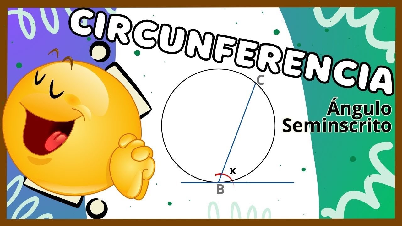 Ángulo Semi Inscrito en la Circunferencia/ Tarea resuelta - YouTube