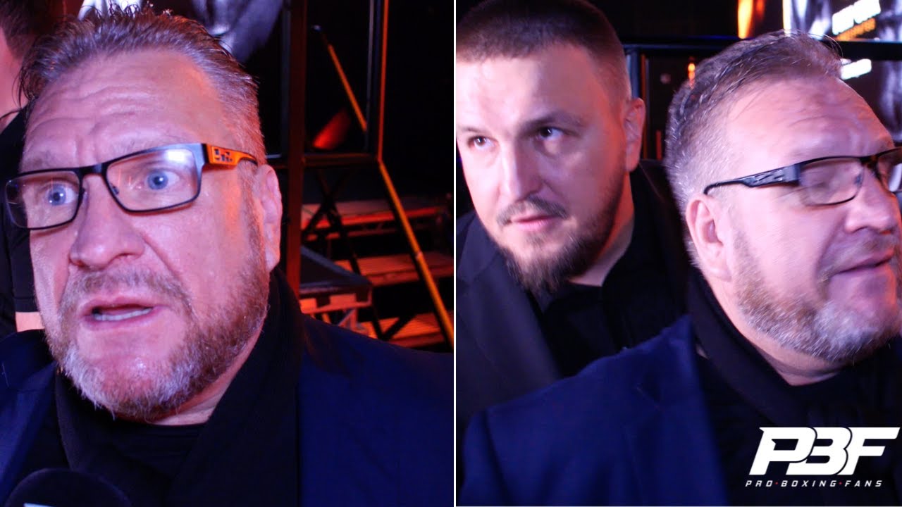 OLEKSANDR USYK'S PROMOTER GATECRASHES INTERVIEW WITH TYSON FURY'S ...