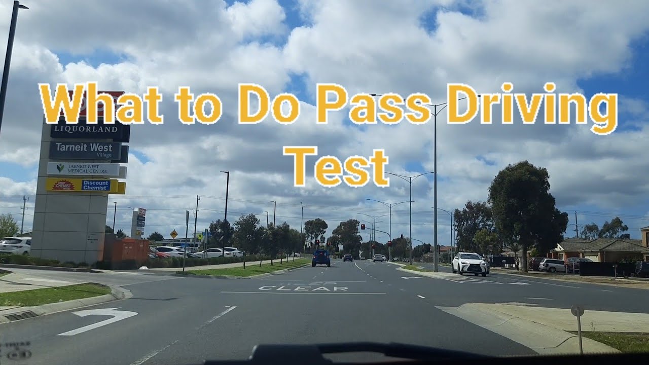 What to do to Pass Driving Test - YouTube