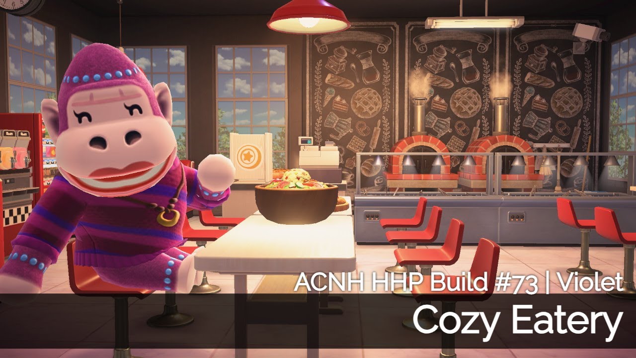 ACNH HHP Build #73 | Violet - Cozy Eatery - YouTube