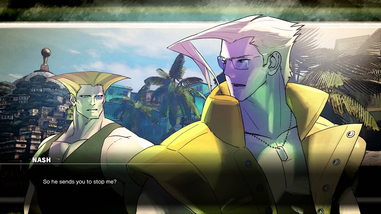 Street Fighter V - Character Story Nash; Guile Dialogue ''Shadowloo and ...