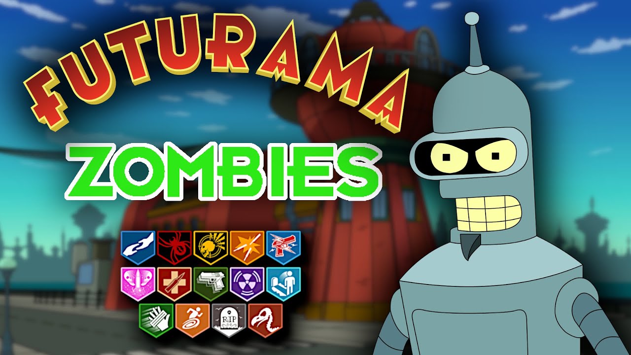 FUTUREAMA MEETS CALL OF DUTY ZOMBIES!?!??!! (BLACK OPS 3 CUSTOM ZOMBIES ...