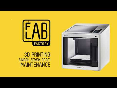 3D-Printing with Sindoh 3DWOX - Maintenance (5/5) - YouTube