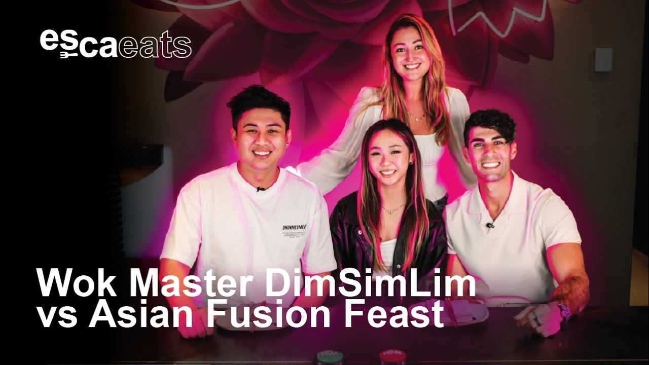 Wok Master DimSimLim Gives an Honest Review of Our Asian-Fusion Food | Esca Eats - YouTube