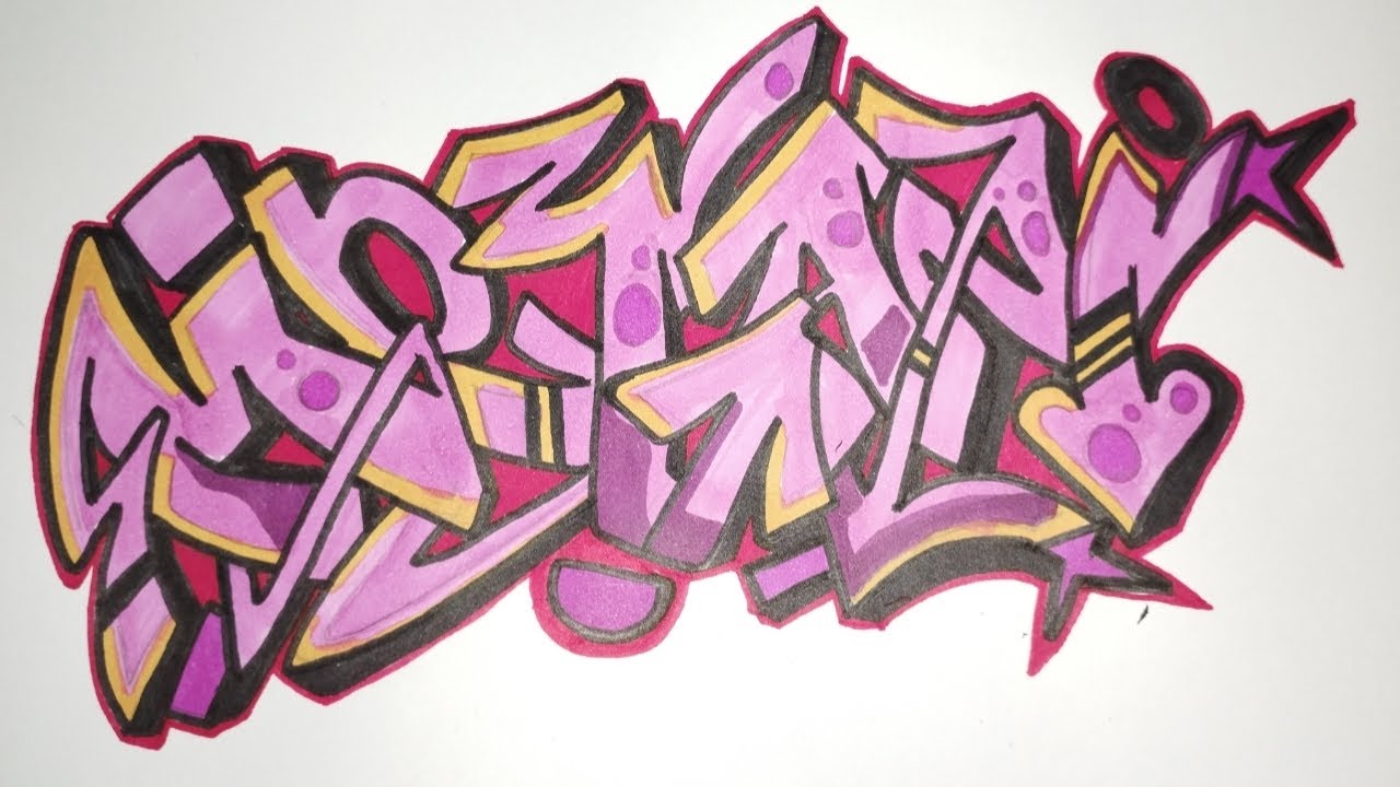 graffiti sketch ll melani ll spesial request from my bestfriend #2 ...