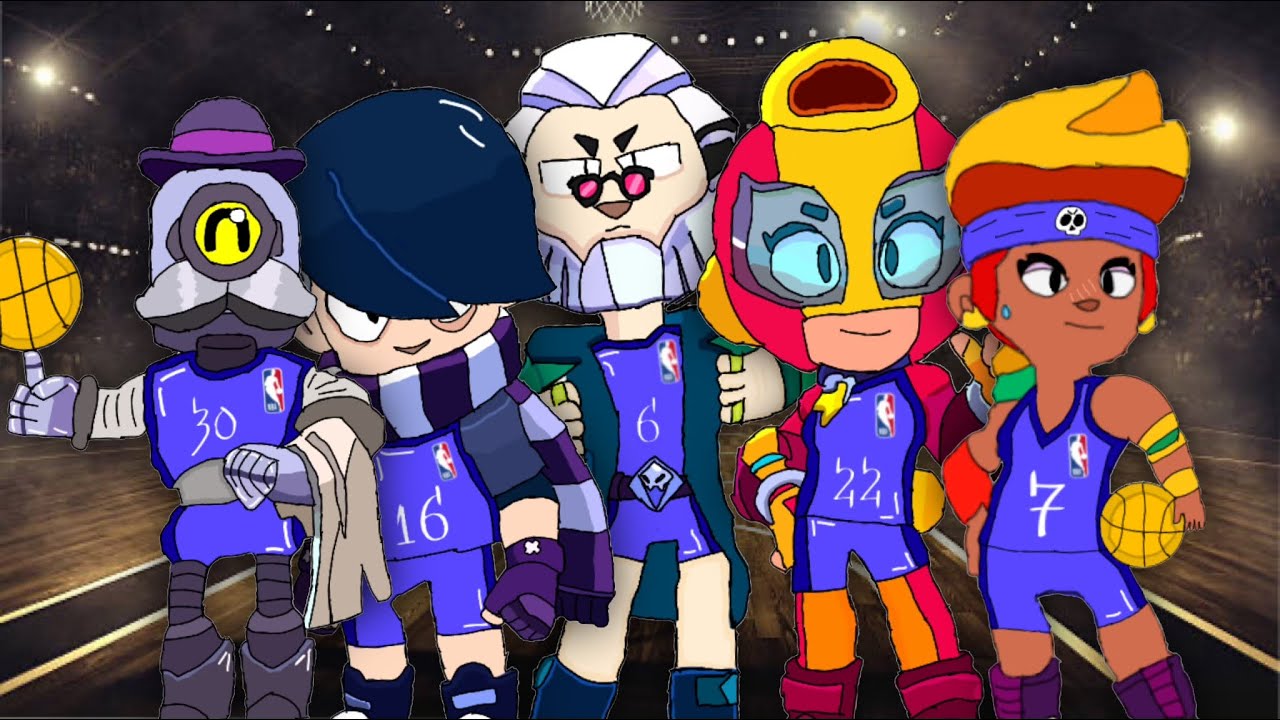 BRAWL STARS BASKETBALL TEAM | NBA Allstars special - YouTube