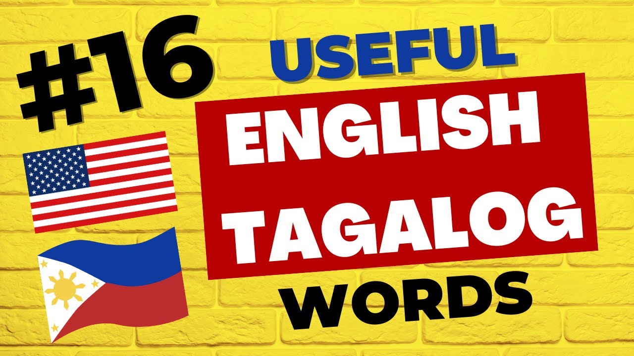 Learn English Words In Tagalog! - YouTube