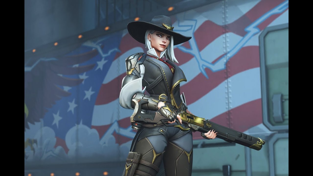 Ashe gameplay-Overwatch - YouTube