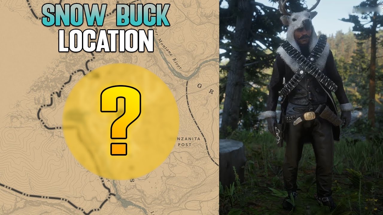 Legendary Snow Buck Location In Red Dead Online! - Snow Buck Garment ...