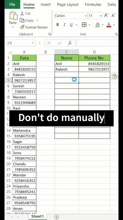 Don T Do Manually Exceltips Productivityhacks Dataanalysis Excelmagic Spreadsheetskills