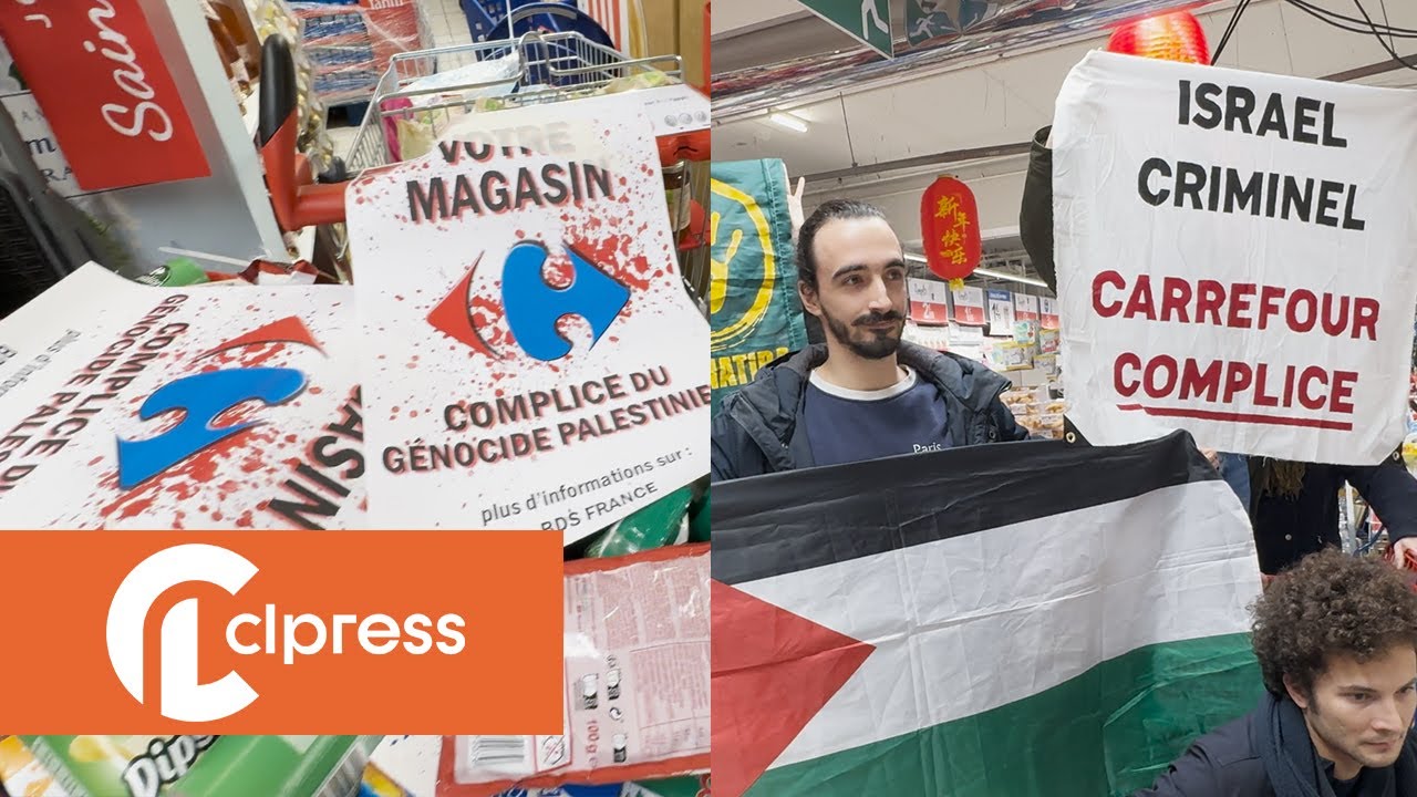 Action pour le boycott de Carrefour en soutien à la Palestine - 17 ...