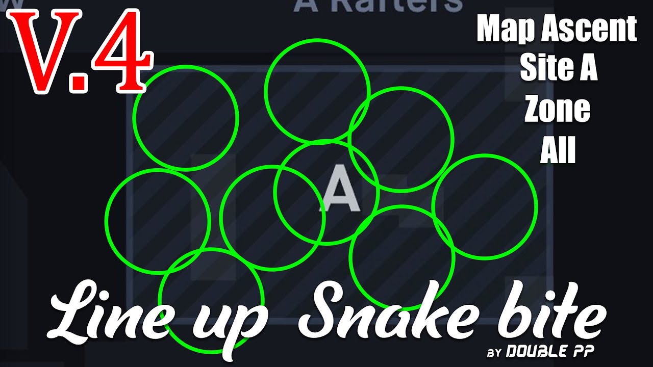 Line up VIPER Map ascent Attack A Site (Mid Bottom To A Site) Vol. 4 ...