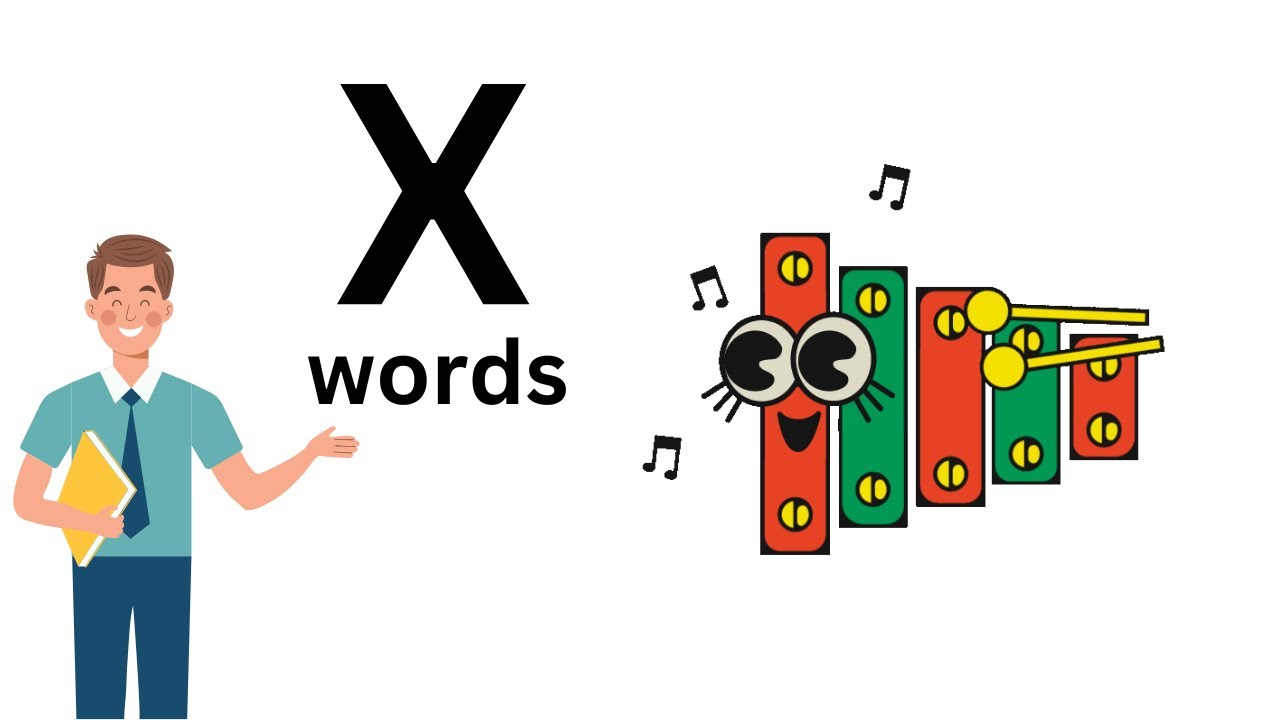 WORDS THAT START WITH Xx 🎄 | 'X' Words | Initial Sounds | Phonics ...