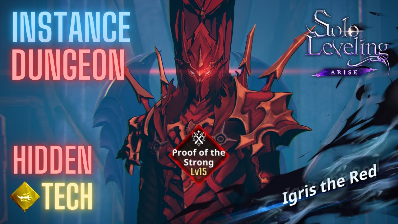 729K TP | Proof of Strength LV15 | Igris The Red | SL: Arise - YouTube