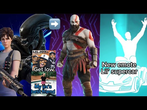 New emote? I guess mid shop? I WANT KRATOS!!!!! Fortnite item shop ...