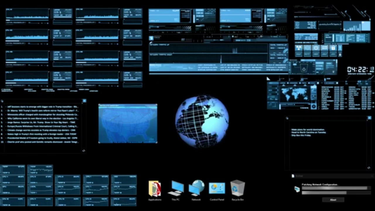 Hacker Theme - YouTube