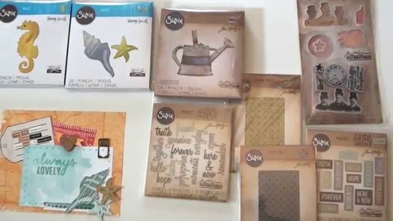 New Tim Holtz Alterations, Sharyn Sowell and Eileen Hull dies by Sizzix ...