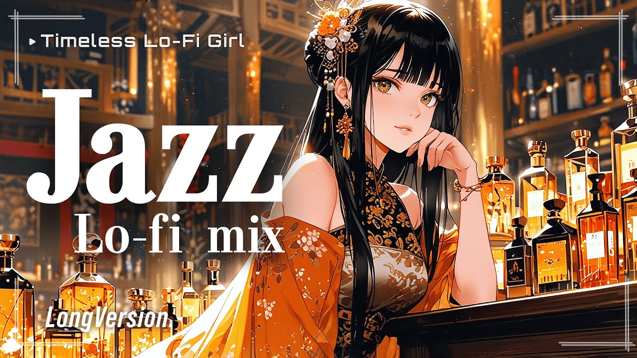 【雅Lounge Mellow Jazz&Lo-Fi】漆黒の音色と金襴の夢 Long,/ Relaxing Lofi&Jazz Golden ...