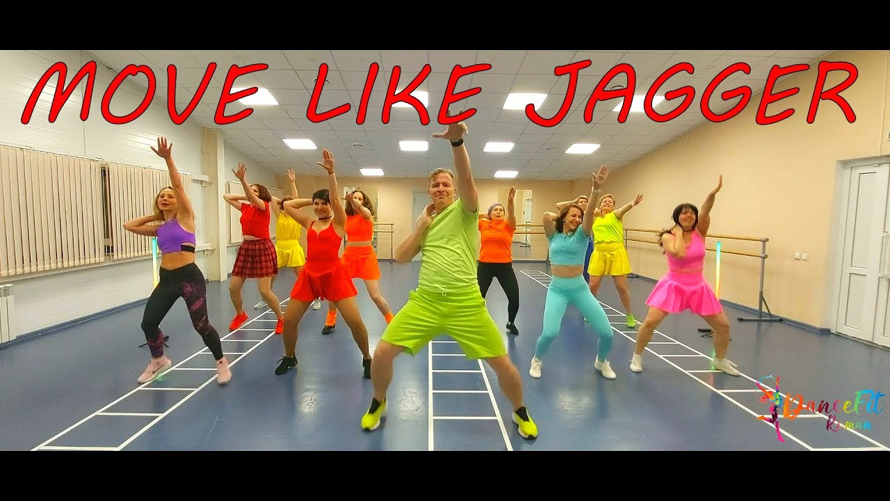 Moves Like Jagger - Maroon 5 ft. Christina Aguilera@DanceFit Полная ...