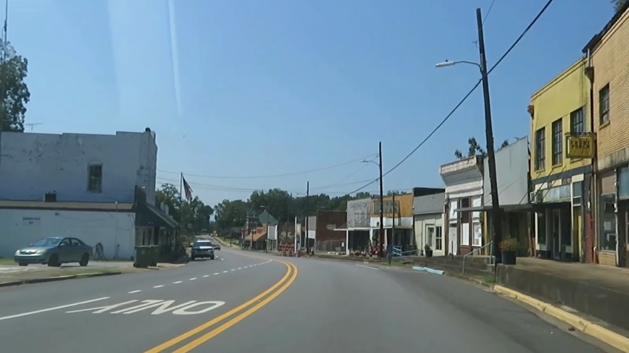 Drive Through Goodwater, Alabama! Casket Street/Back Side of Abandoned ...