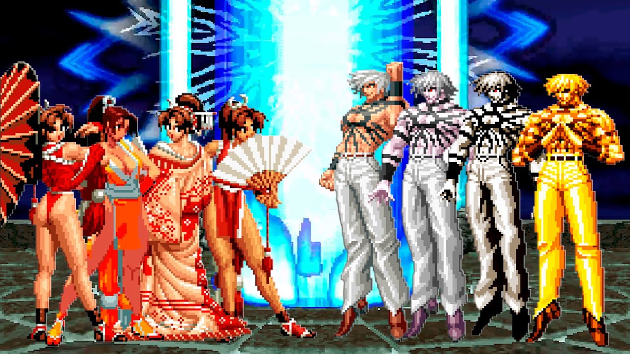 Kof Mugen Mai Shiranui Team Vs Orochi Team Youtube