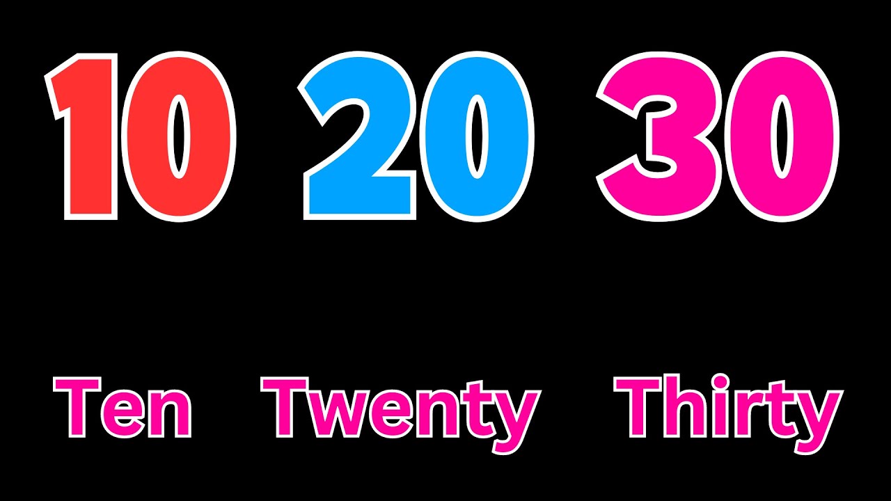 Count to 100 | Numbers 10 to 100 | Count by 10 to 100 | Counting by 10 ...